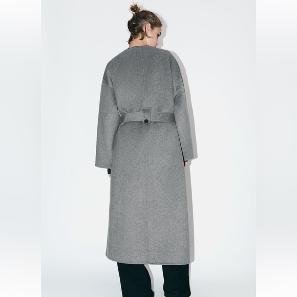 Zara | Jackets & Coats | Zara Double Faced Wool Blend Coat Zw Collection | Poshmark